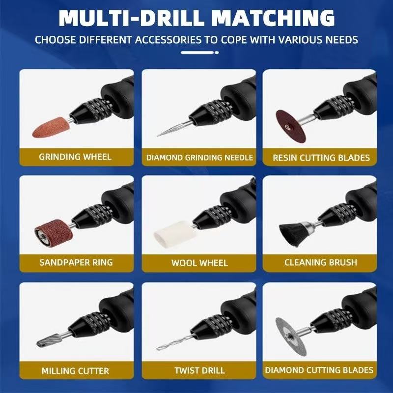 REAIM Mini Grinder Tool Set Porting Tool Set Mini Grinder 211pcs/42pcs ...