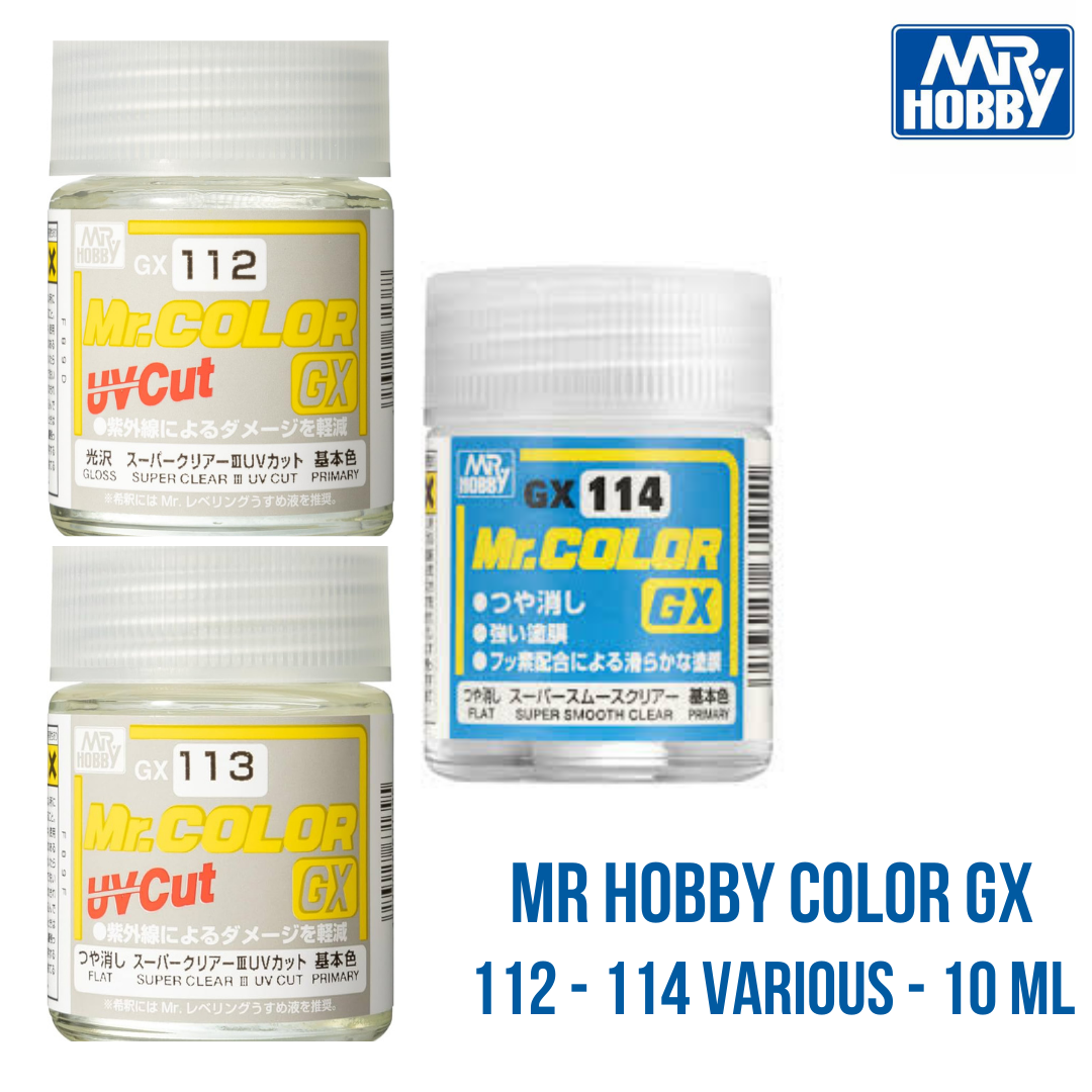 Mr. Color Clear Series Paint GX100 GX112 GX113 GX114 Top Coat - ARTHUB ...