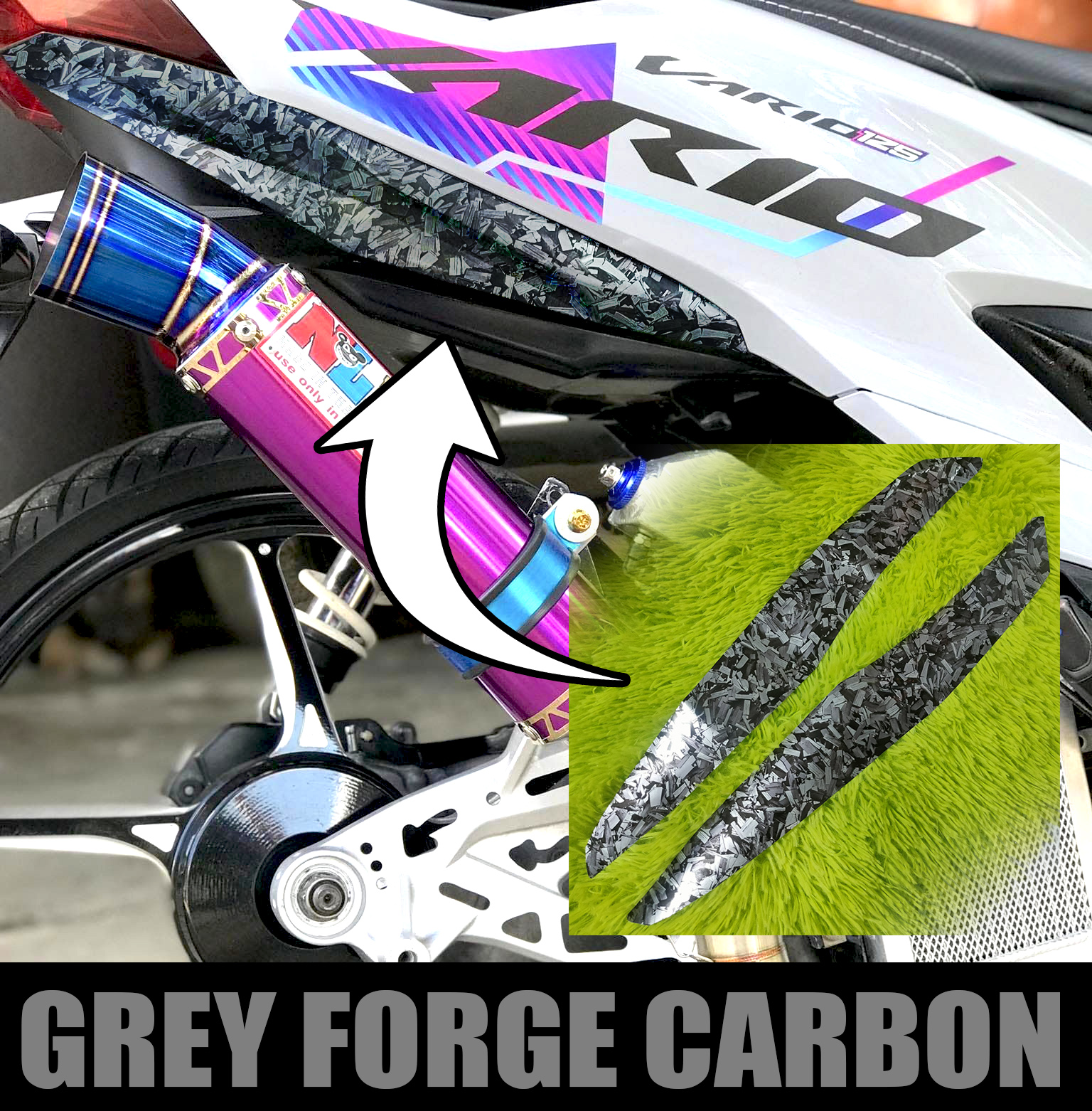 HONDA CLICK 125i /150i VERSION 2 Body Tail Sticker Edecalmoto | Shopee ...