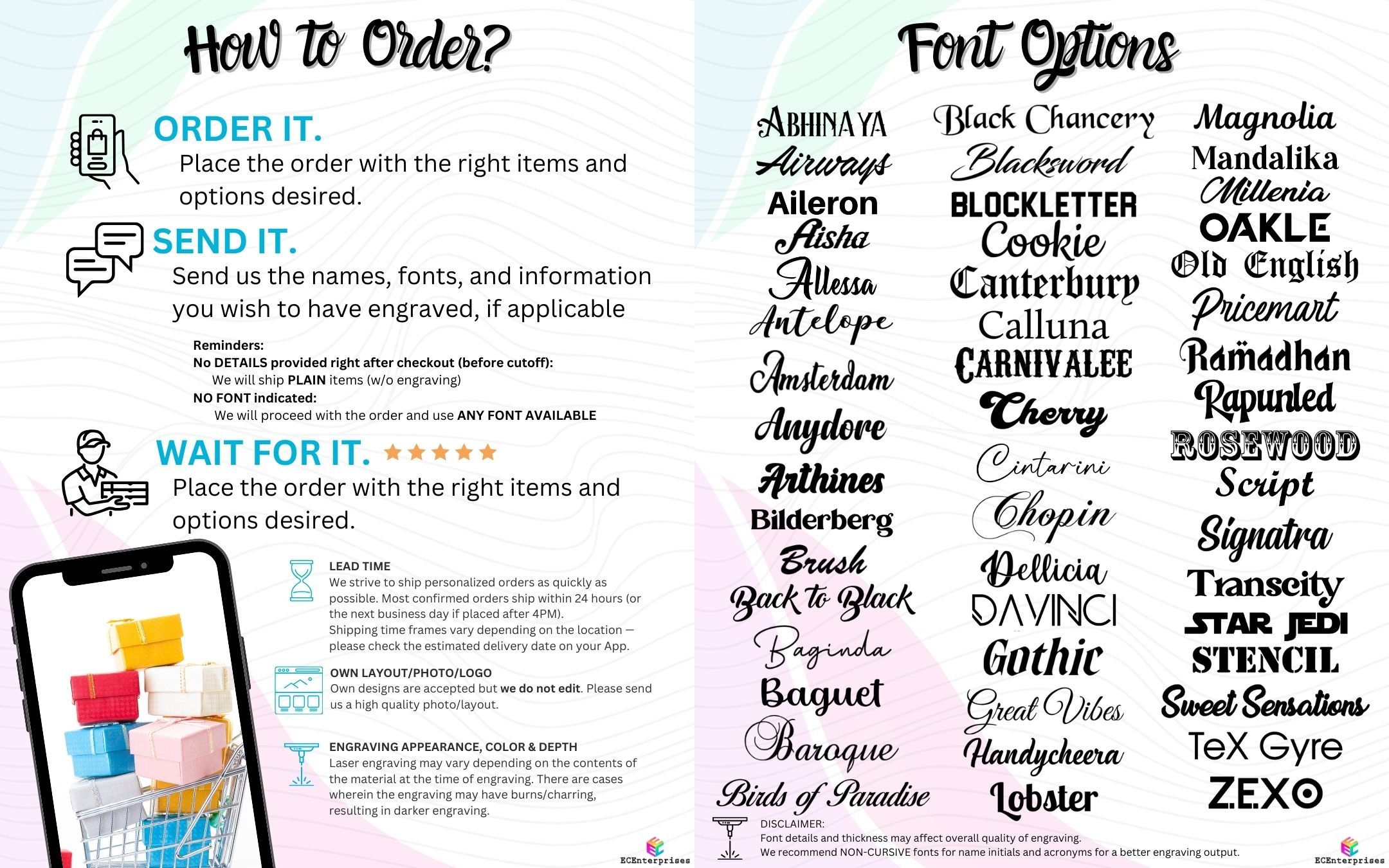 Personalized Ombre Leather Notebook | Custom Name Engraved A5 Executive ...