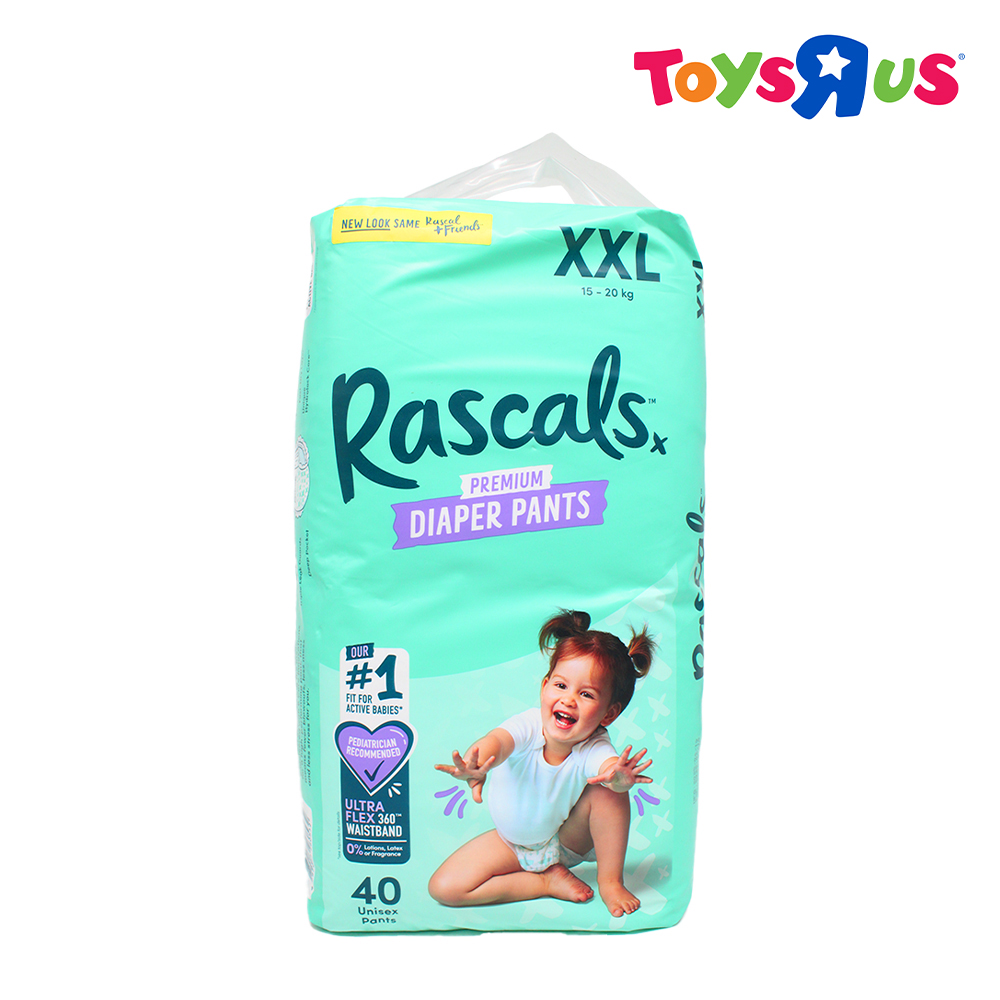 Rascal Friends Diaper Pants Jumbo Pack-Xxl, 40 Pants | Shopee Philippines