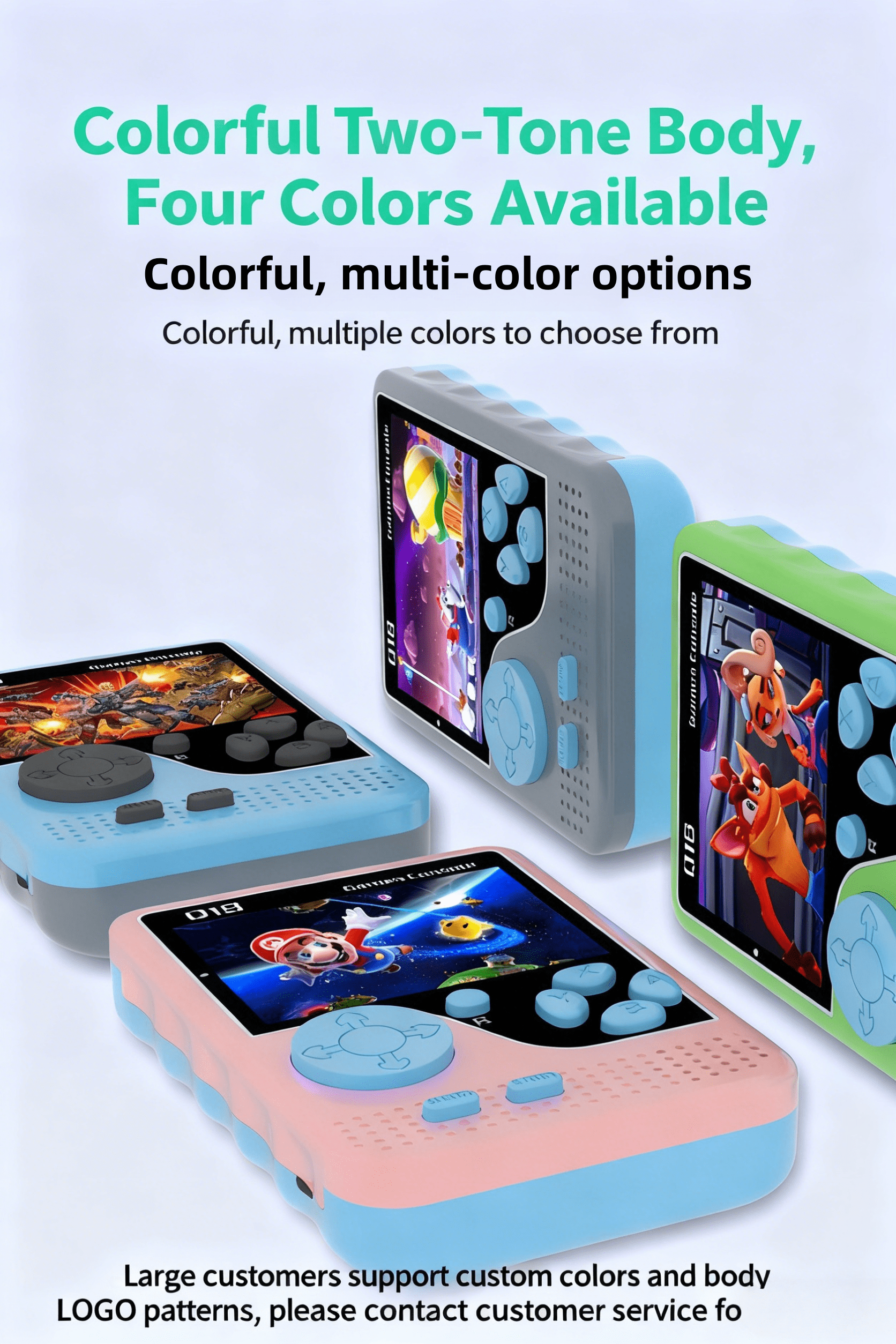 Portable retro mini pocket game console super game box 666 in 1 Gameboy ...