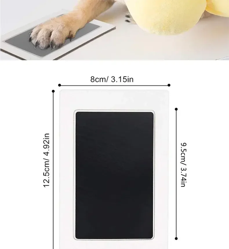 Footprint Frame with Free-Footprint Ink Pad for Newborn Baby Three ...