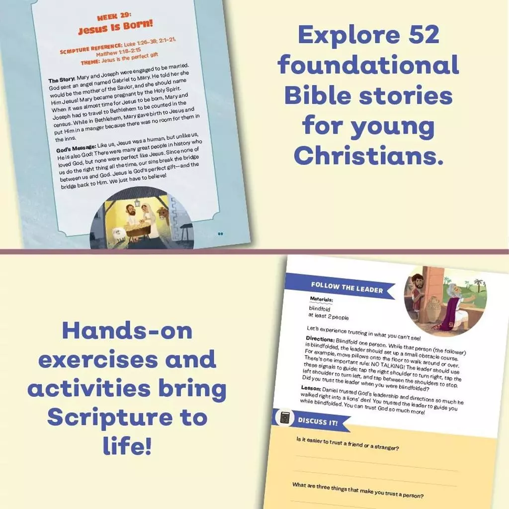 Official Authentic【Fun And Interactive Learning】 Children's Bible Study ...