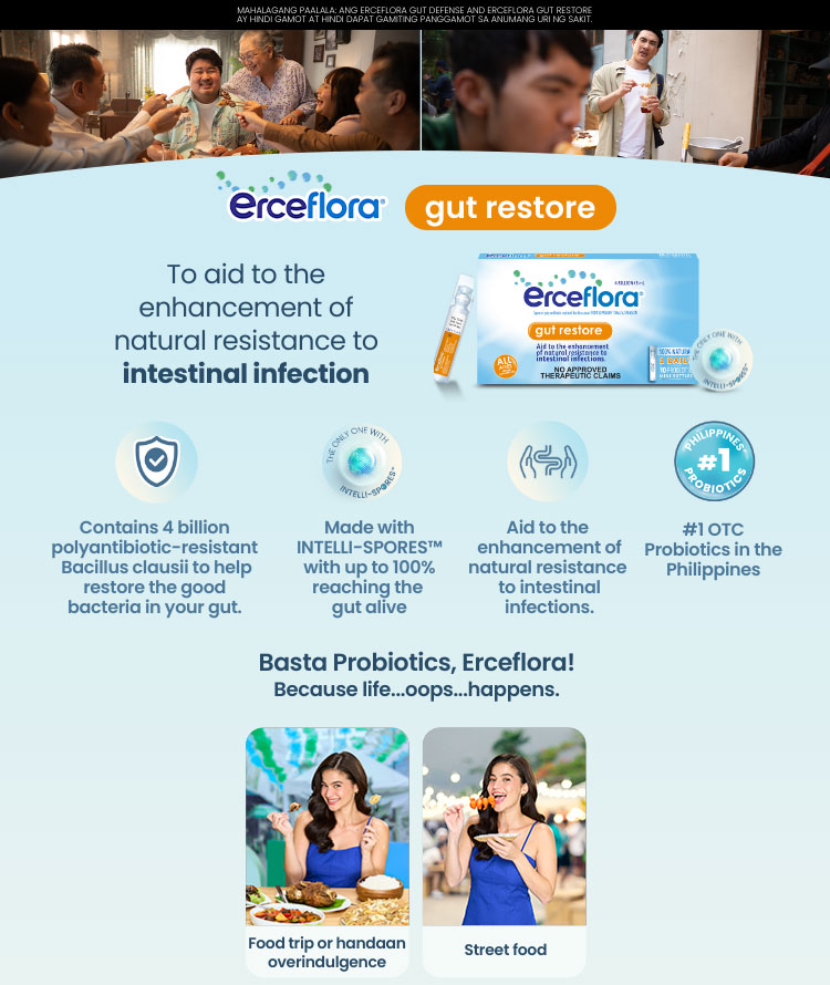 Erceflora Gut Restore Probiotic Gut Balance Supplement For Kids ...