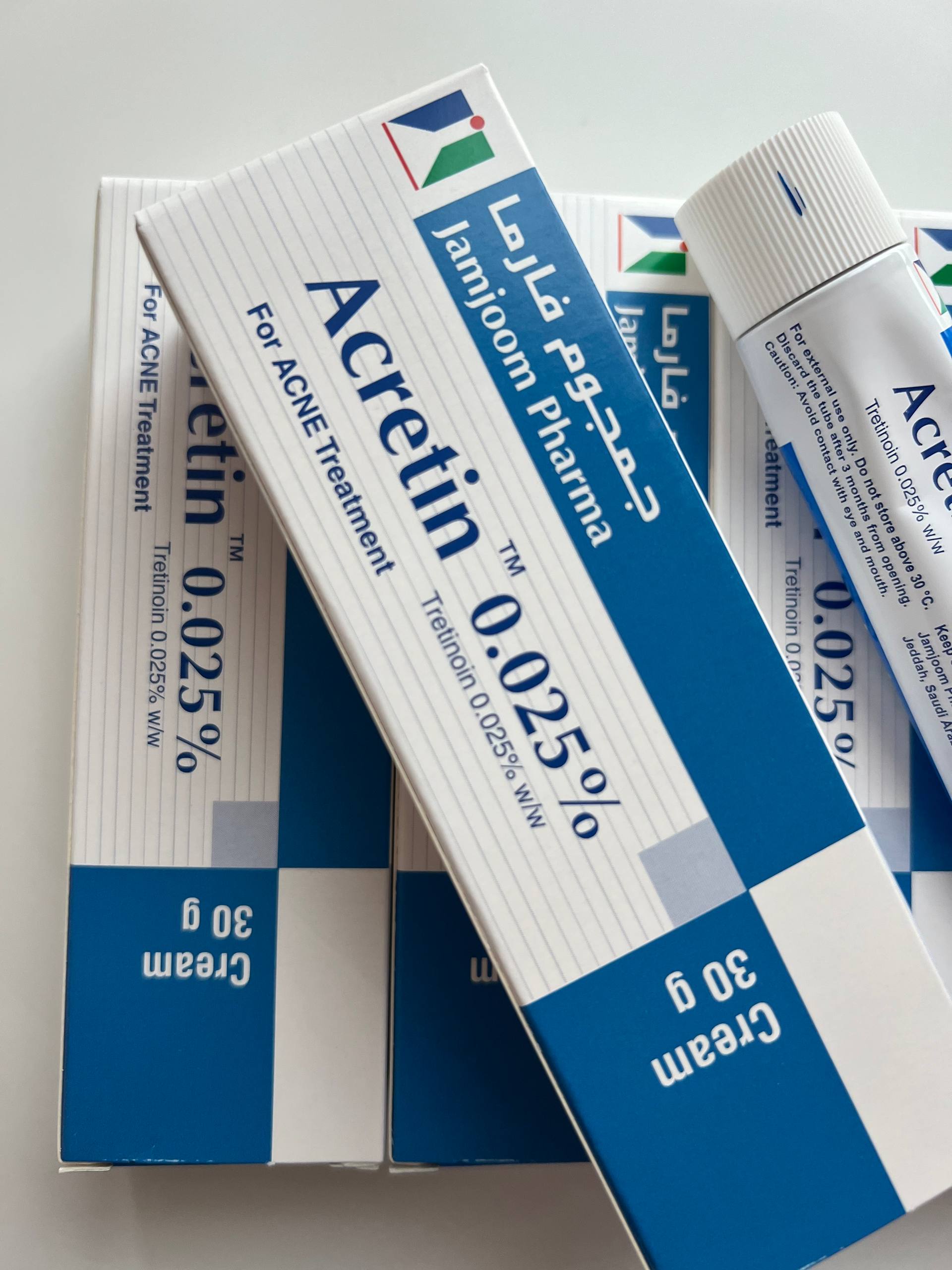 NEW STOCKS EXPIRY Acre-etin 0.025 for Acne Treatment, Dark Spots, Fine ...