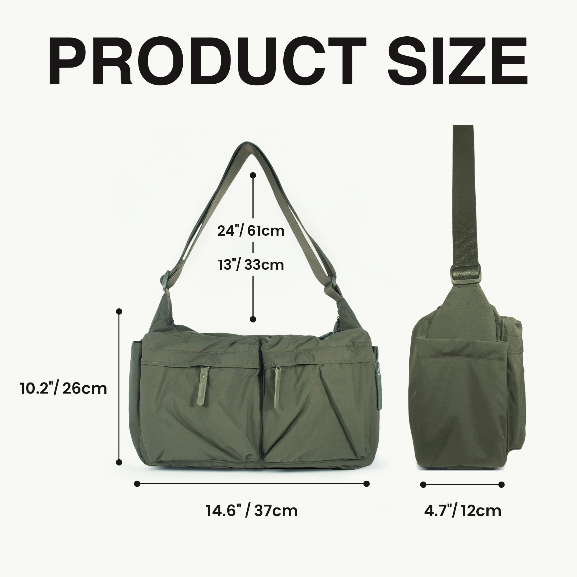 ARCANO Waterproof Sling Bag for Man & Woman Multi-Function Adjustable ...