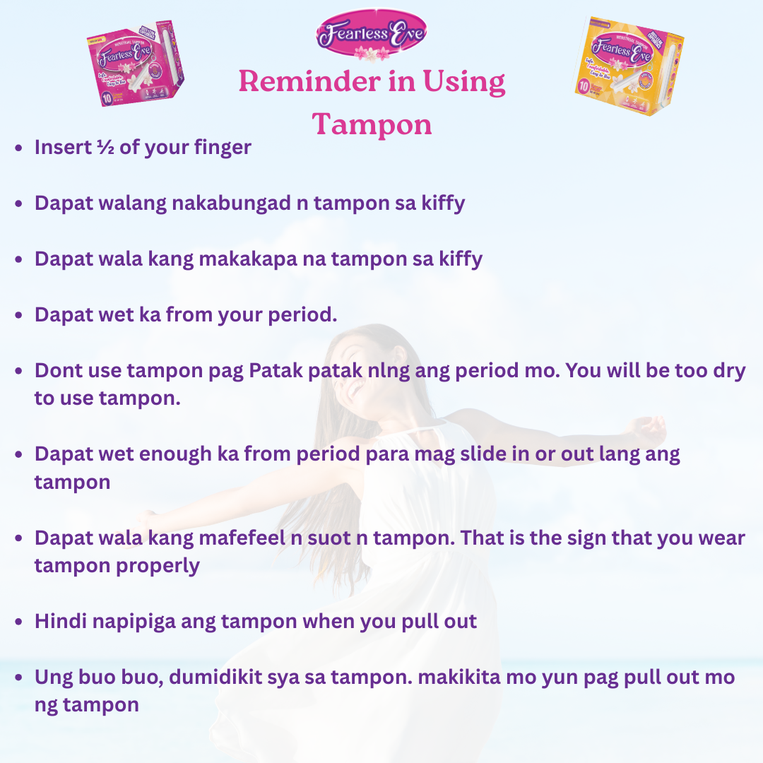 Fearless Eve HEAVY FLOW Menstrual Tampons (2 box = 20 Tampons) | Shopee ...