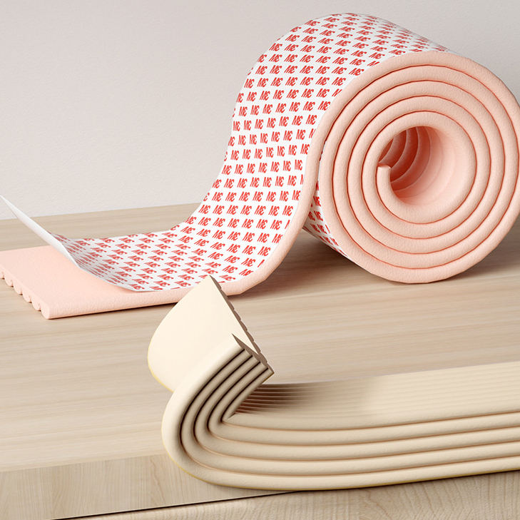 2M Thickened Self-Adhesive Table Corner Strip 3D Table Edge Protection ...