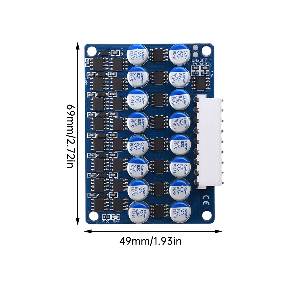 3A 4S 6S 8S Active Equalizer Balancer Lifepo4/lipo/lto Battery Energy ...