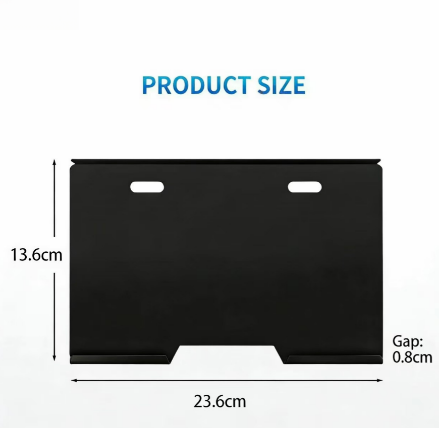 MotoPro Parts Plate Number Back Support for Motorcycle Made of Metal ...