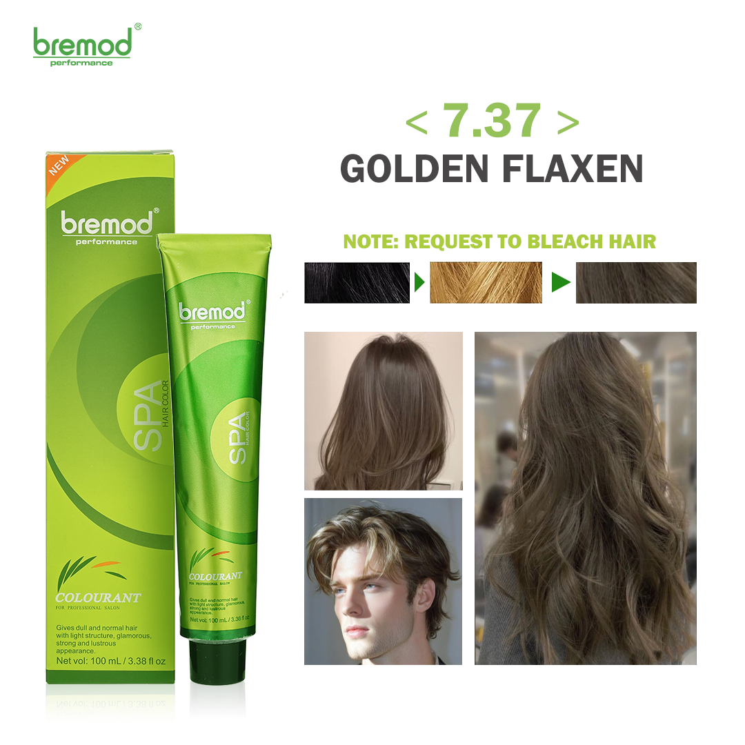 Bremod Hair Color Brown Blonde Light Dark Golden Yellow 100ml Hair Dye ...