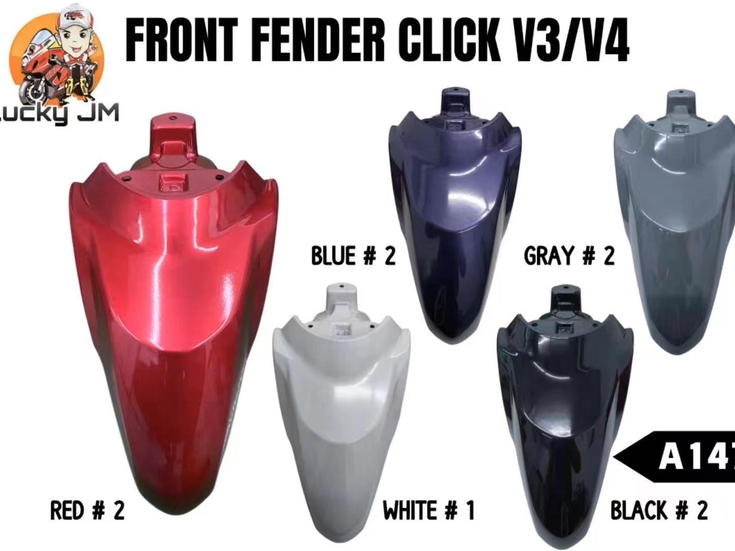Motorcycle Genuine Front Fender Click 125i V3 V4 (Version 3/4)Genuine ...