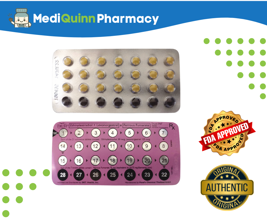 TRUST 28 TABLETS PILLS 100% AUTHENTIC FDA REGISTERED | Shopee Philippines