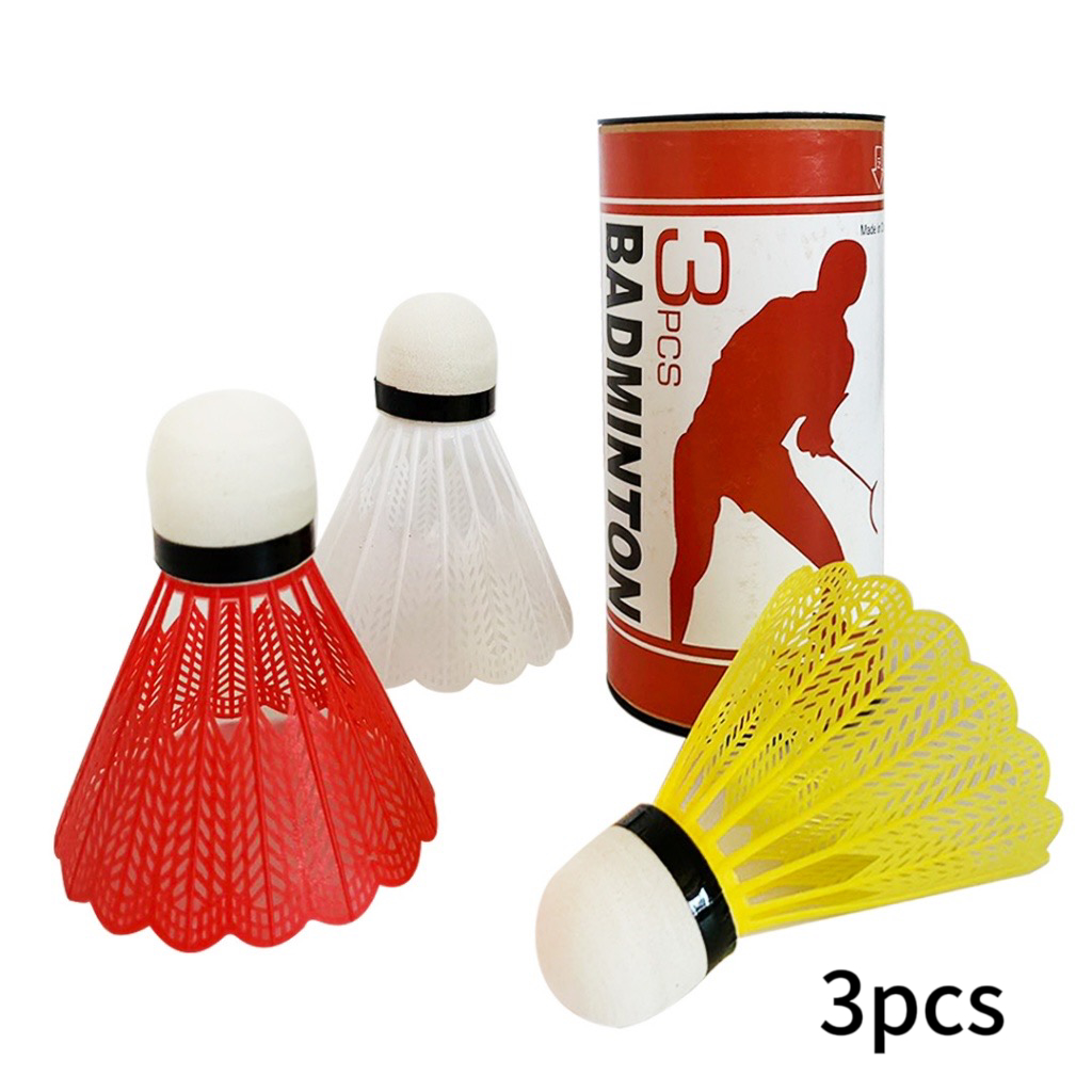 Plastic shuttlecock High quality, very light and easy to fly Badminton ...