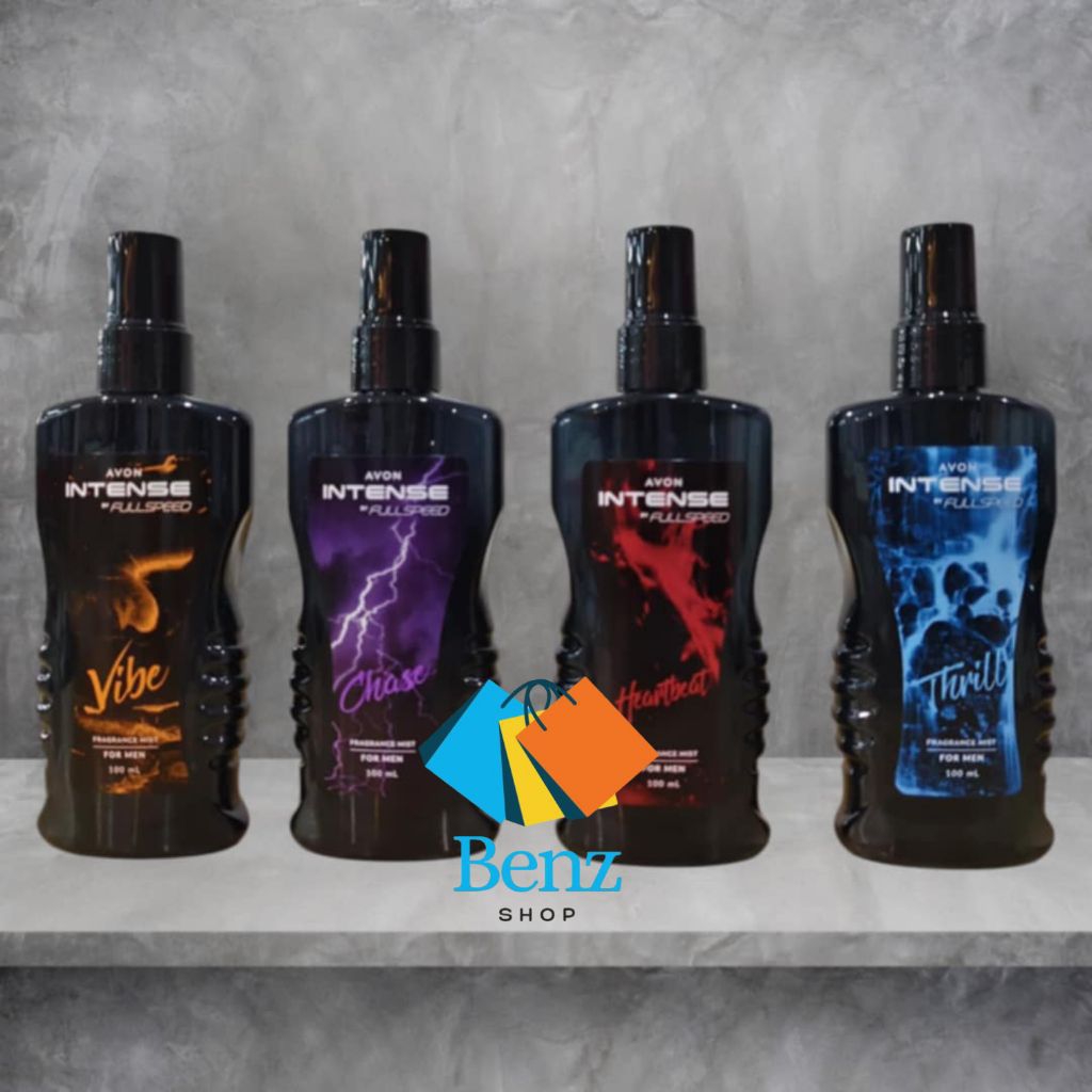 AVON PERFUME INTENSE by FULL SPEED FRAGRANCE MIST FOR MEN 100ml ...