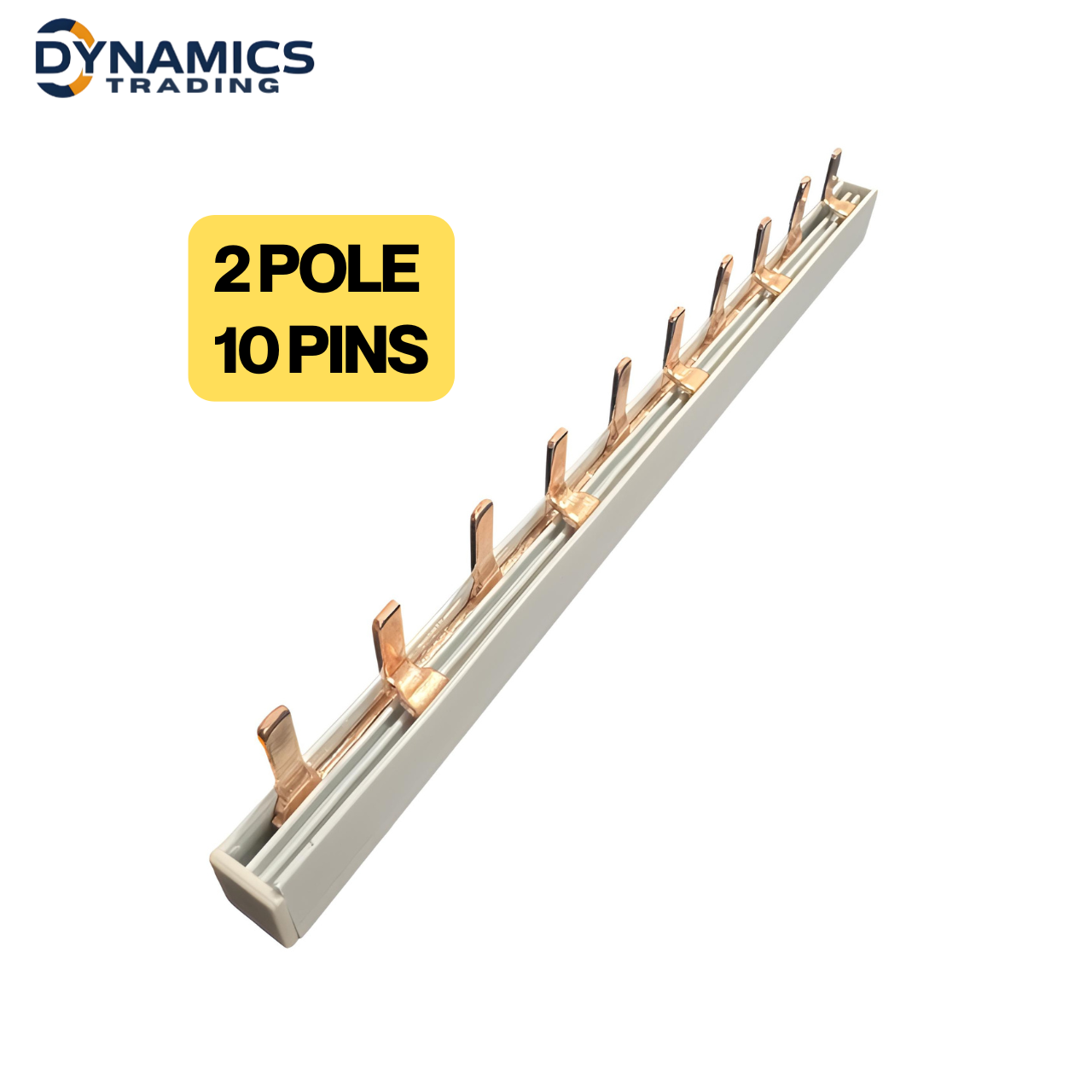 Comb Busbar 2P 63A–100A | Copper Conductive Bar for Circuit Breaker ...