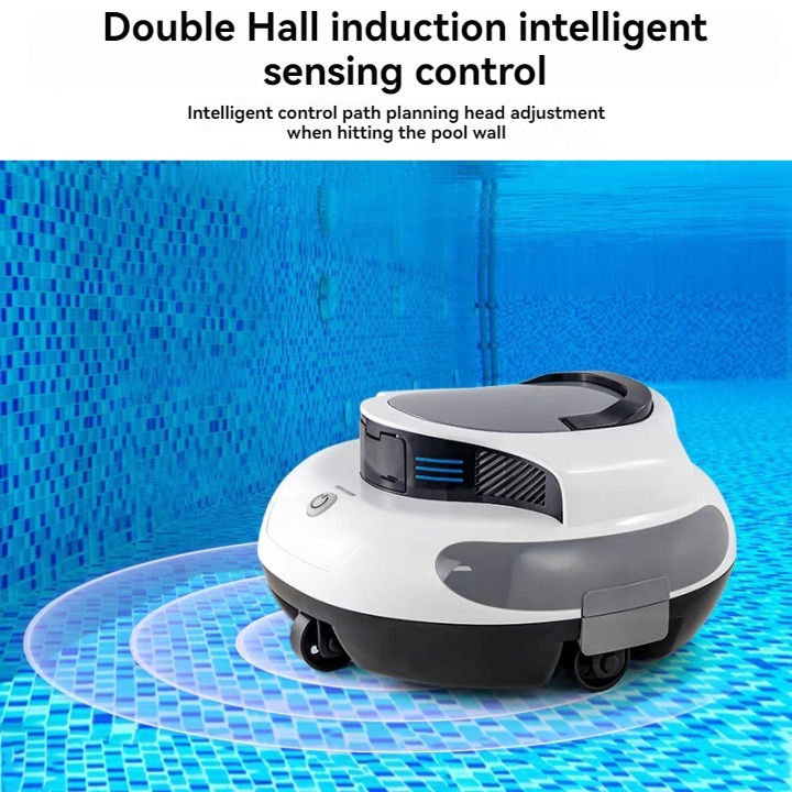 Blue Warrior Smart Cordless Robotic Pool Cleaner IPX8 Automatic Pool ...