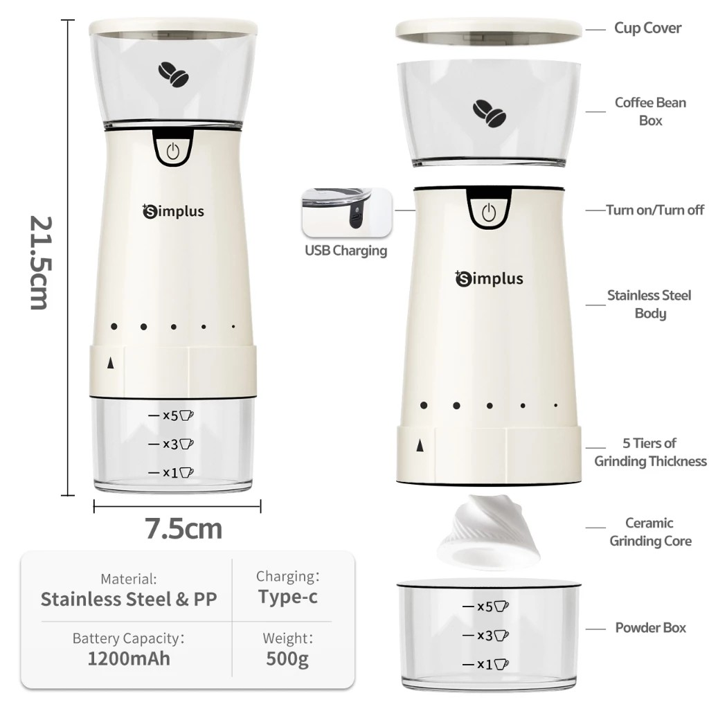 Simplus Coffee Machine Set Espresso Coffee Machine | Shopee Philippines