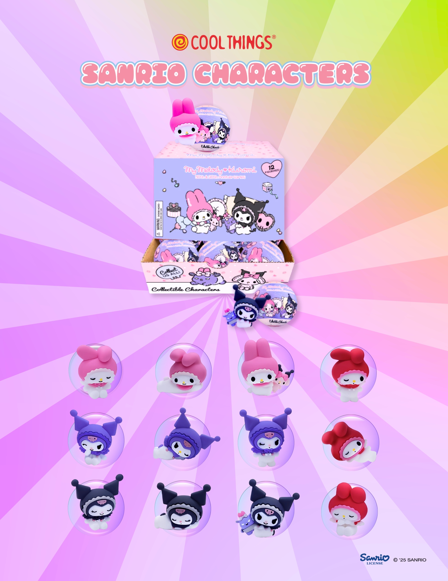 [Buy1Take1]Cool Things - Sanrio My Melody & Kuromi 50th Anniversary ...