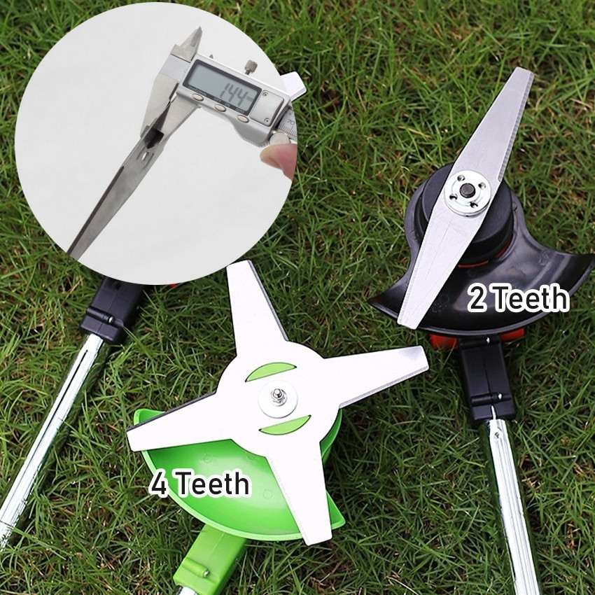 8PCS 3 Hole Alloy Blade Grass Cutter Blades 6 Inch 150mm Lawn Mower ...