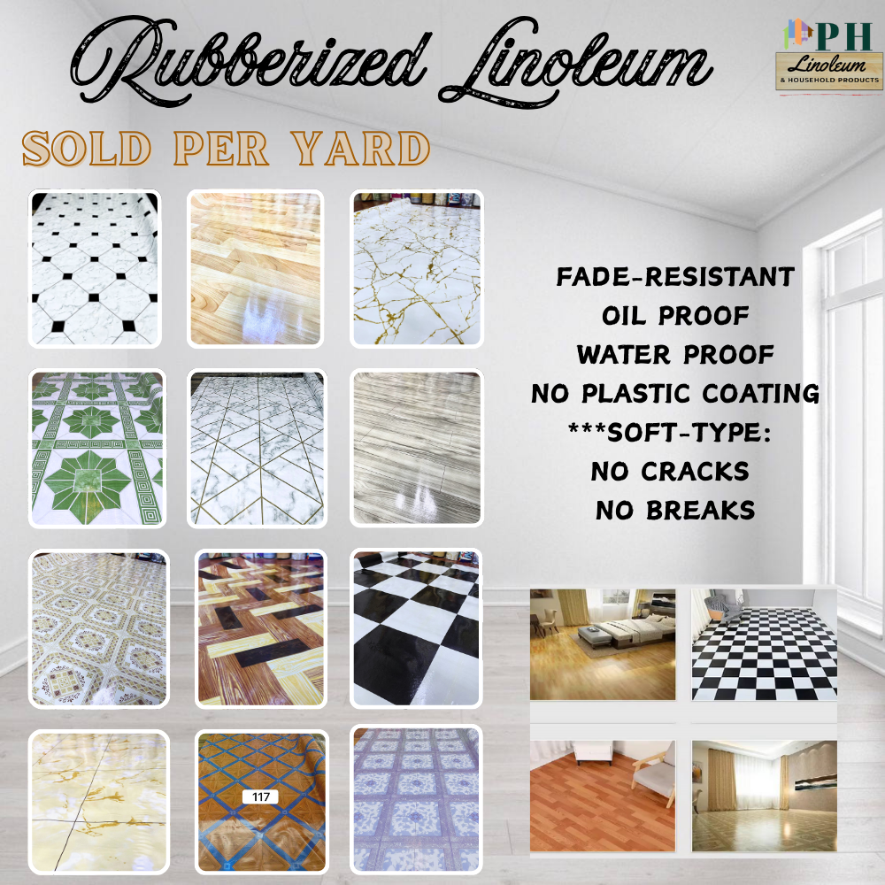 Linoleum Flooring Rubberized Floormat, Fade Resistant, No Plastic ...