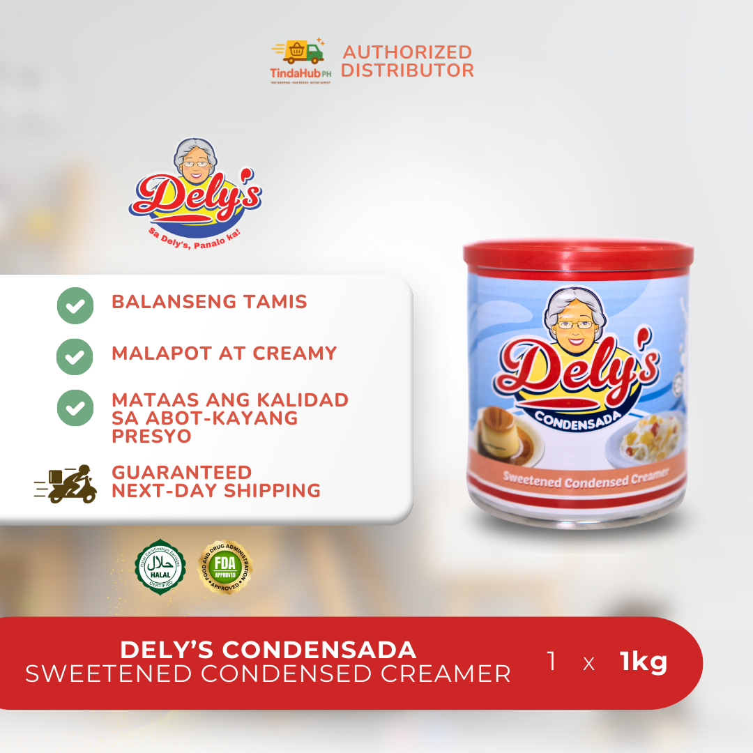 Dely’s Sweetened Condensed Creamer 1kg Rich & Creamy – For Coffee ...