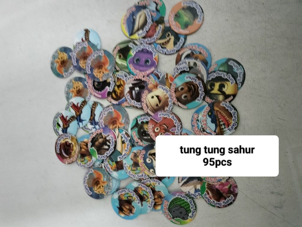 95pcs pogs tung tung sahur card game pog | Shopee Philippines