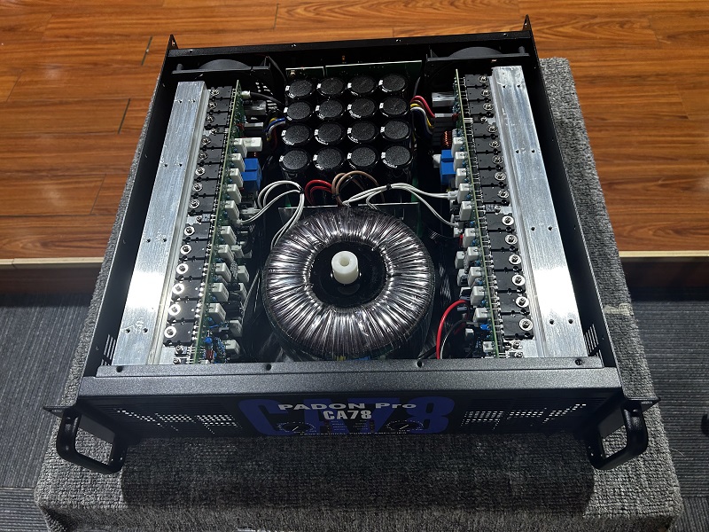 PADON CA78 Professional amplifier, two channels, 1900W*2 high-power 8 ...
