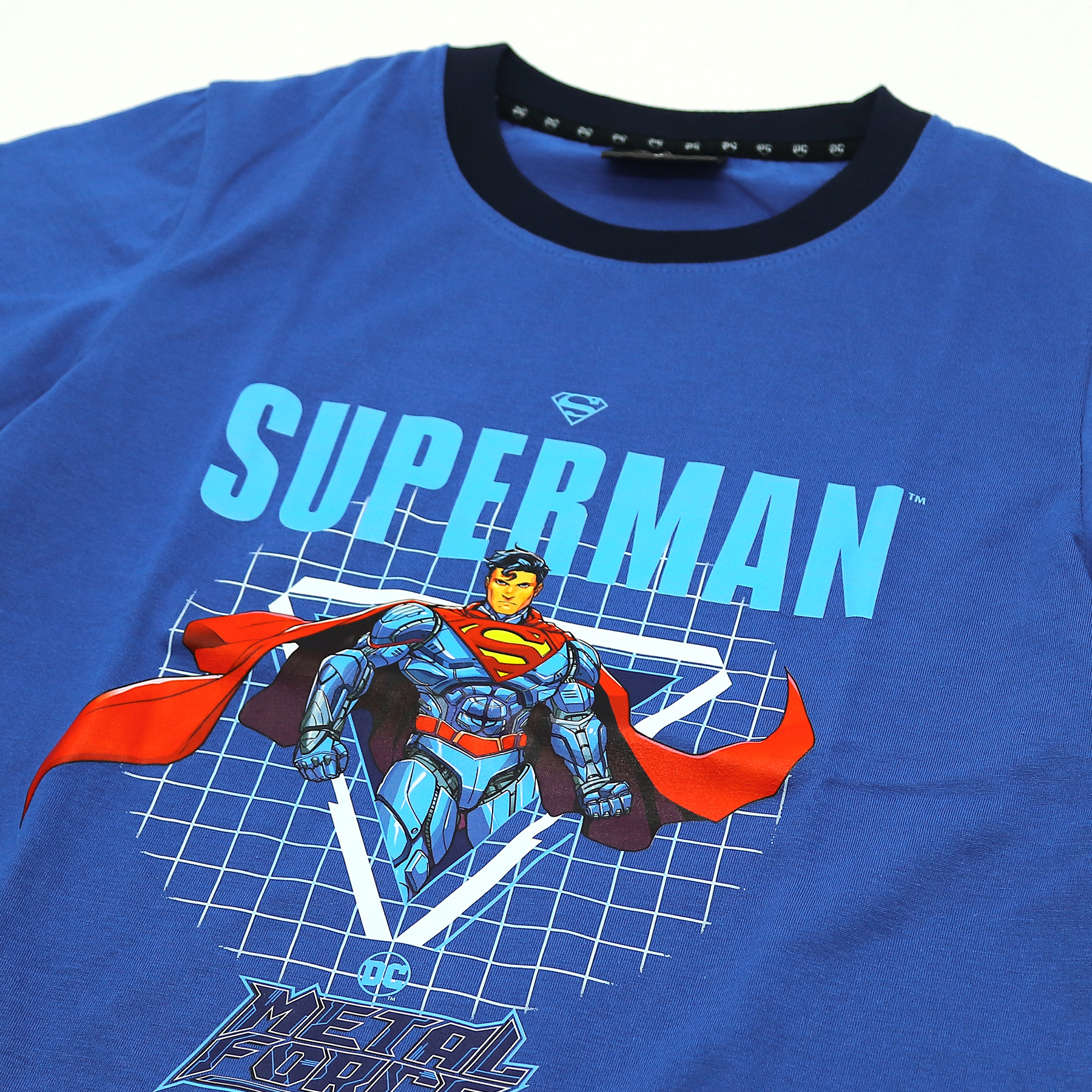 What Kids Want x DC Boys MF-Superman T-shirt - French Blue/Pageant Blue ...