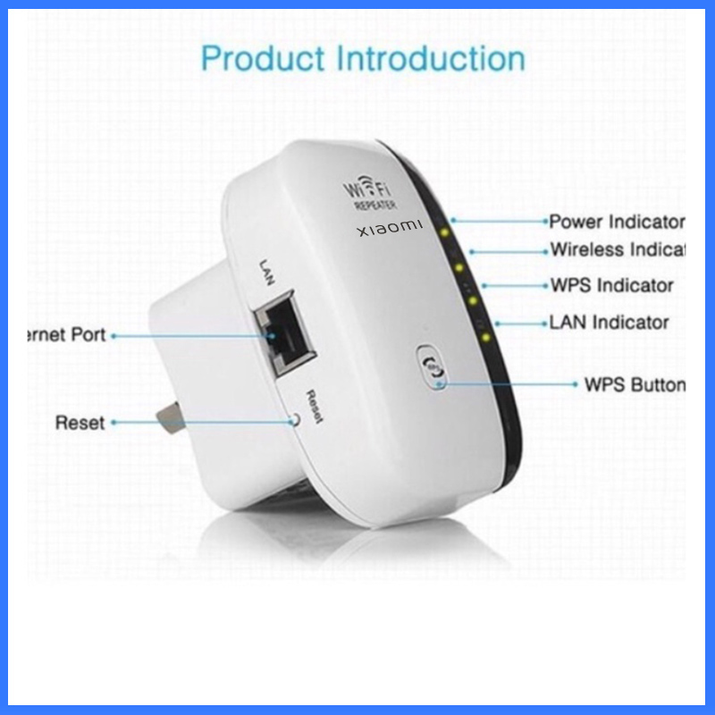 XIAOMI Fast WiFi Extender Signal Booster for Home Easy Set Up WiFi Repeater Wireless Signal ...