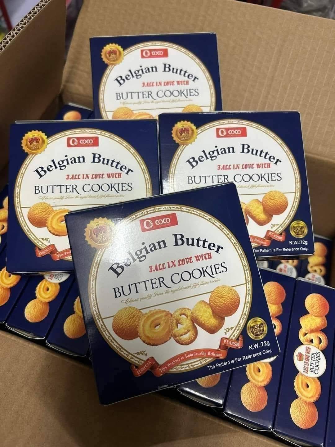 BELGIAN BUTTER COOKIES 72g | Shopee Philippines