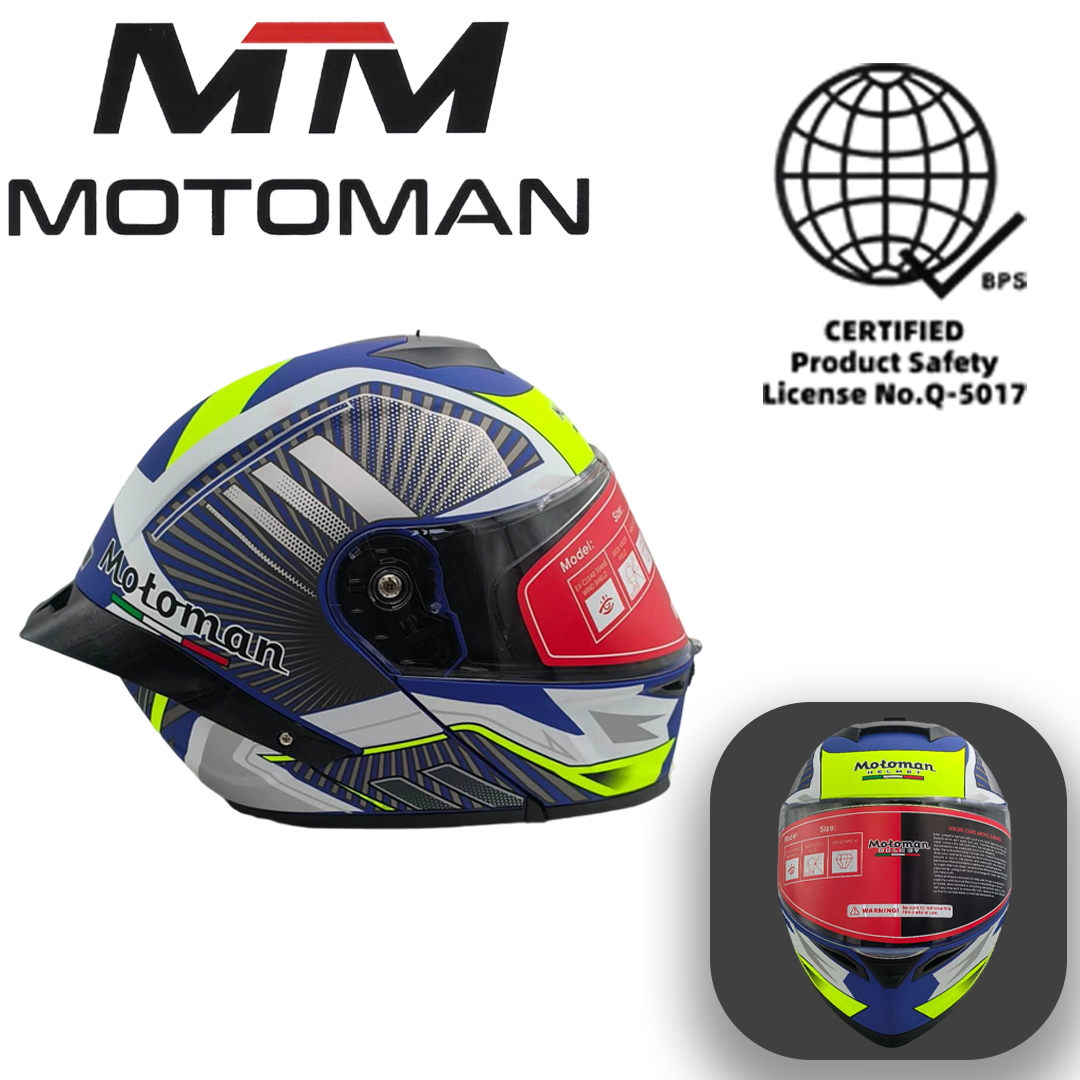 Modular Full Face Helmet With ICC BPS Dual Visor Made in Philippines ...
