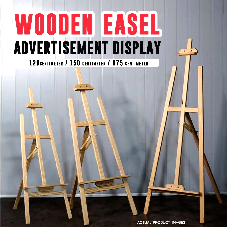 KGS Adjustable Wooden Easel Stand (120, 150 and 175 cm) – Art ...
