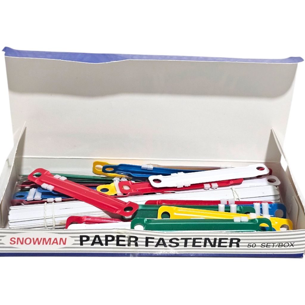Snowman Plastic File Paper Fastener 50 Sets | Shopee Philippines
