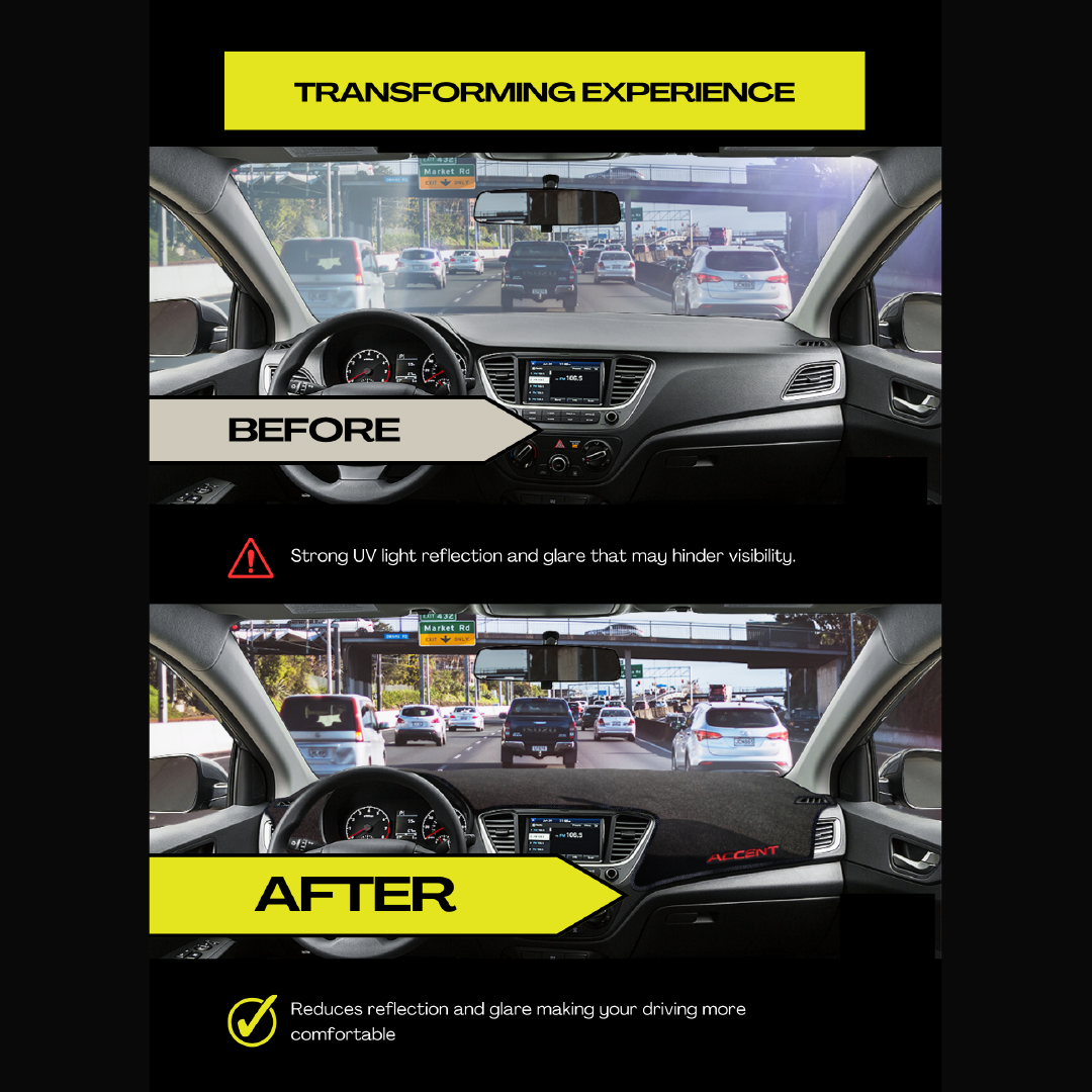 DashProtec™ Dashboard Cover for Toyota Innova 2016-2026 Non-Slip Heat ...