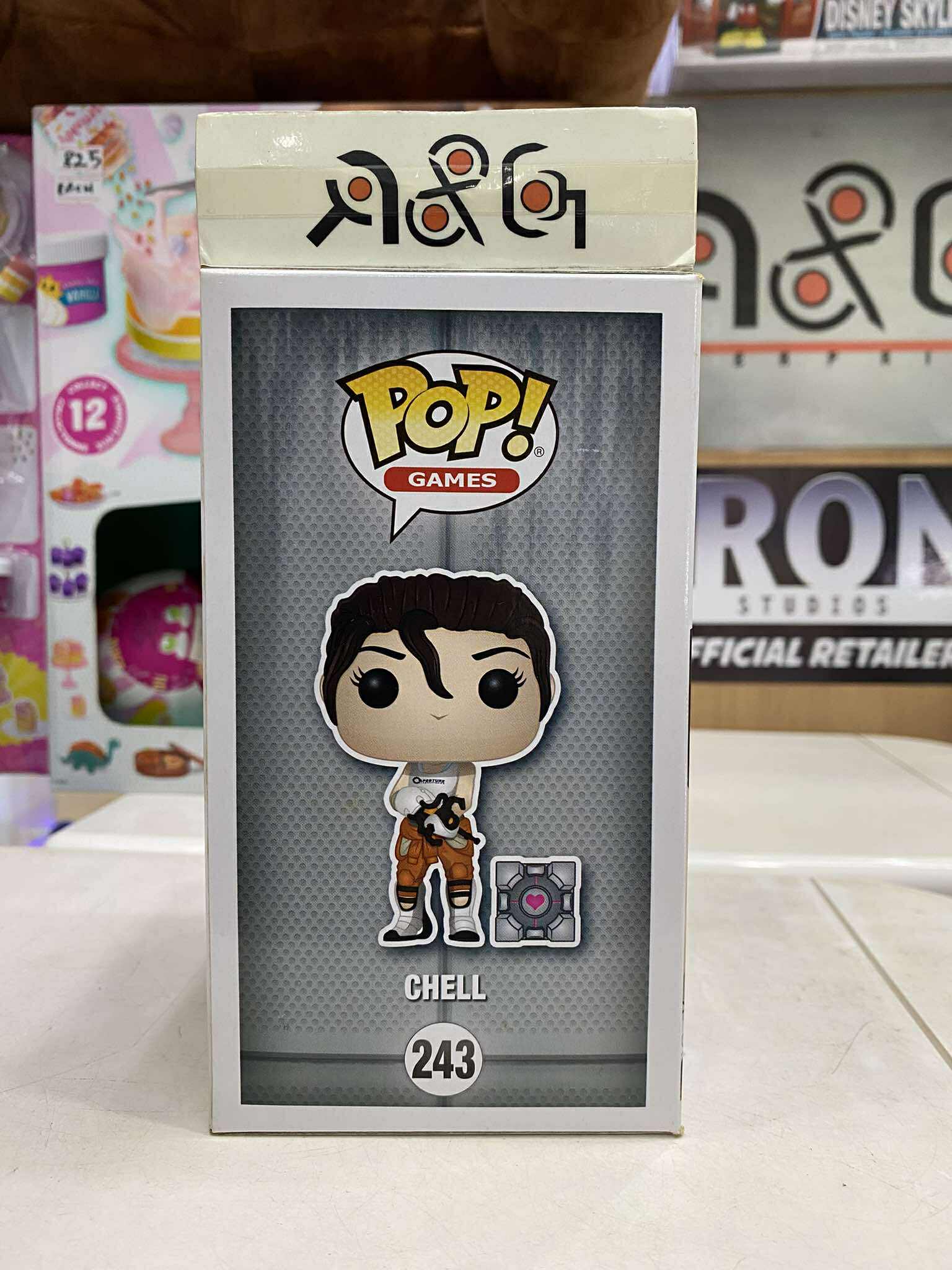 (R&G2) Funko POP! Portal 2 - Chell (243) With Boss Protector | Shopee ...