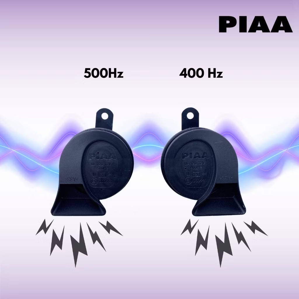 PIAA HORN Oto Style Dual Tone Horn 400Hz/500Hz HO-14 + HORN RELAY ...