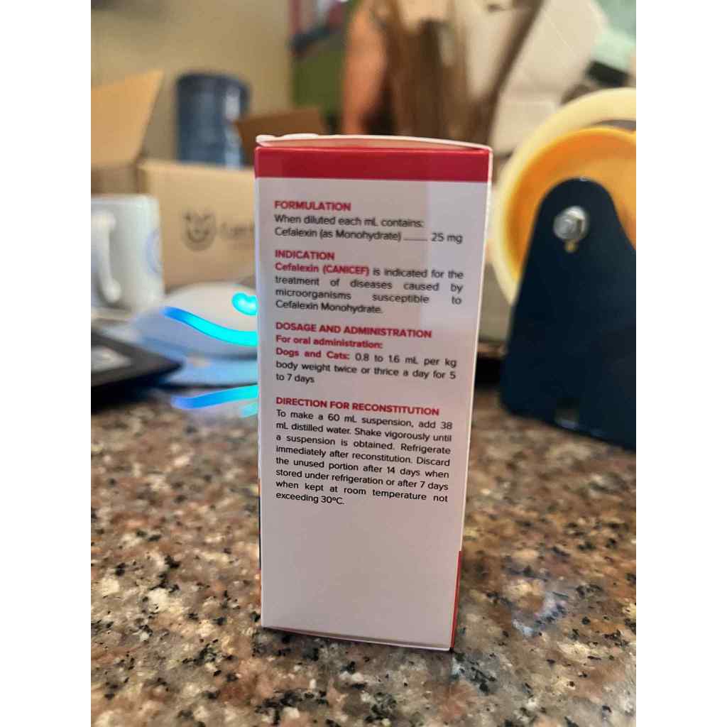 Canicef-Cefalexin Syrup Carchimillican | Shopee Philippines