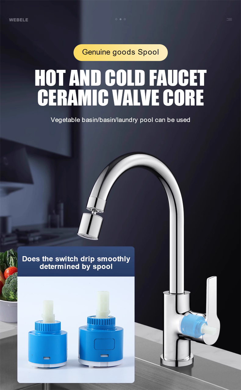 Plastic Faucet Valve Core Cartridge 40mm – Replacement Tap Mixer Part ...
