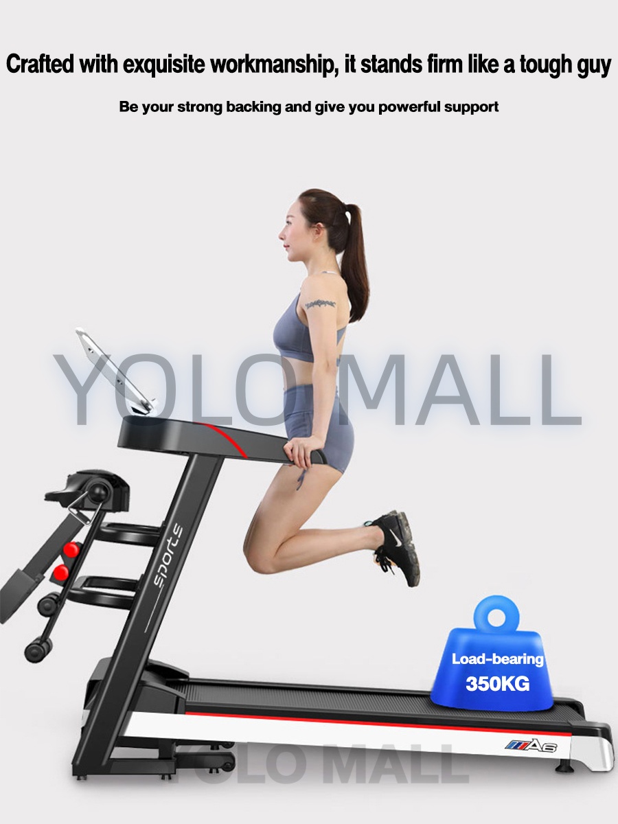 FreeShipping Treadmill 3.5HP Home fitness treadmill foldable multi ...