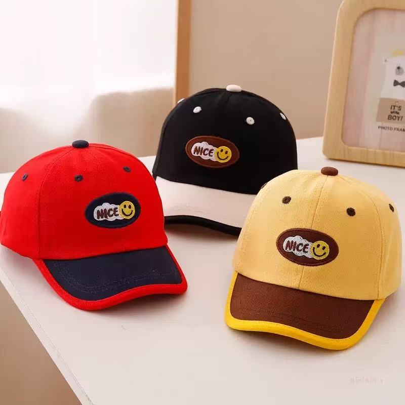 Kids Baseball Caps Unisex Nice Smiley Baby Ajustable Sports Cap ...