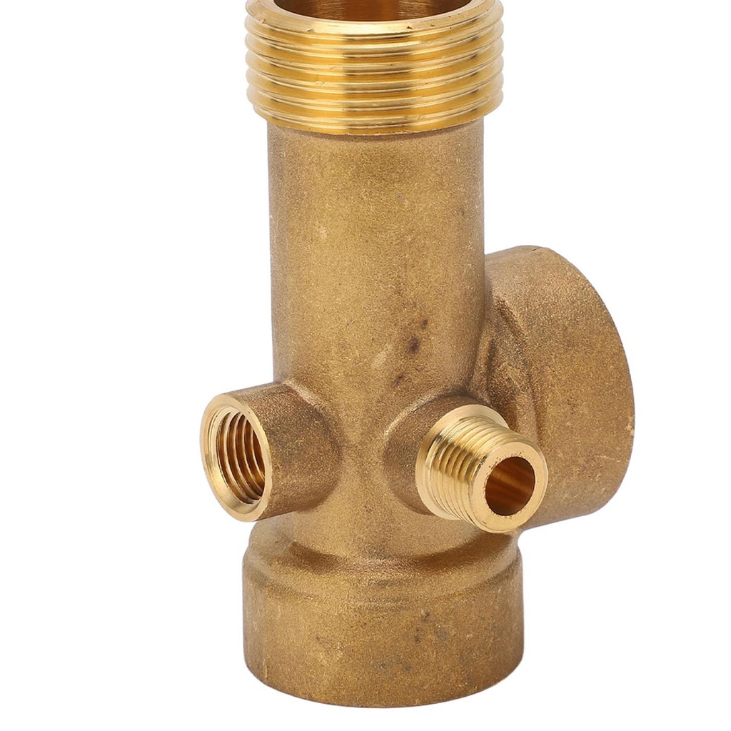 5-Way Water Pipe Connector, Brass Plumbing Fitting for Oil Gas Line ...