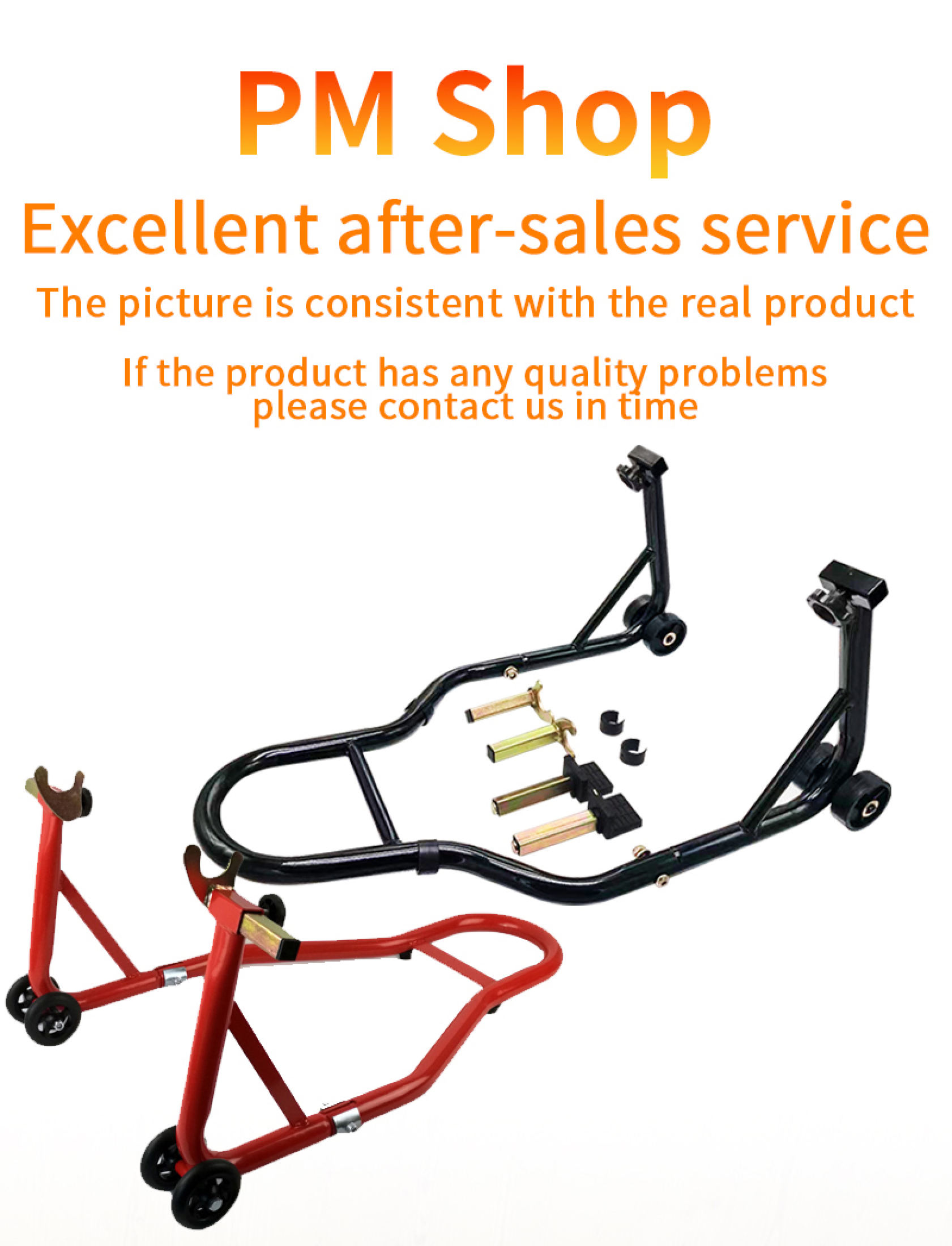 Racing Paddock Stand 2 In 1 (Swing Arm and Spool Type Holder) Heavy ...