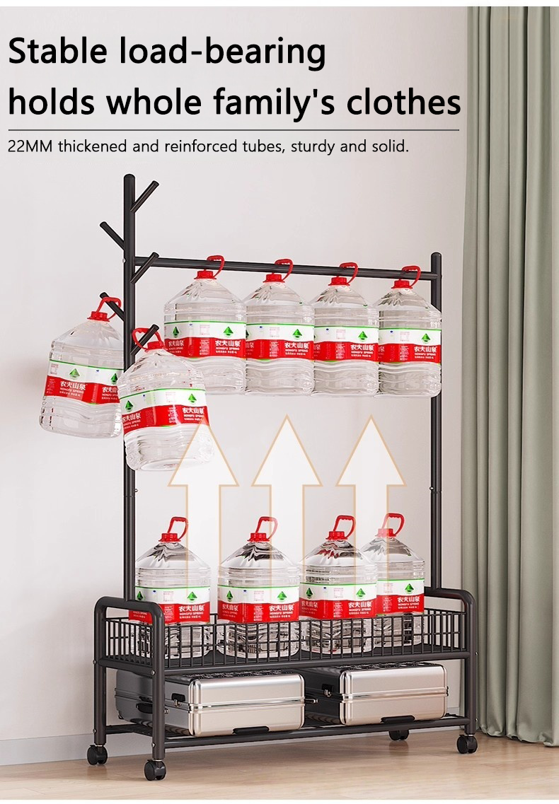 Sampayan Stainless Clothes Rack Stand Metal Heavy Duty Bedroom Clothes ...