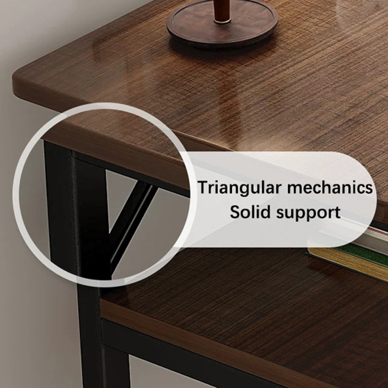 【Ready Stock】COD Dual layer long desk study desk home bedroom computer ...
