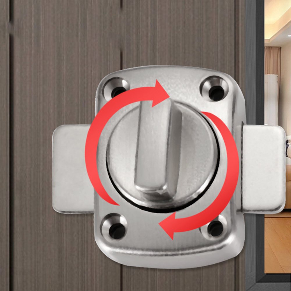 Universal Door Lock Twist Lock Heavy Duty Bolt Lock Slide Latch ...