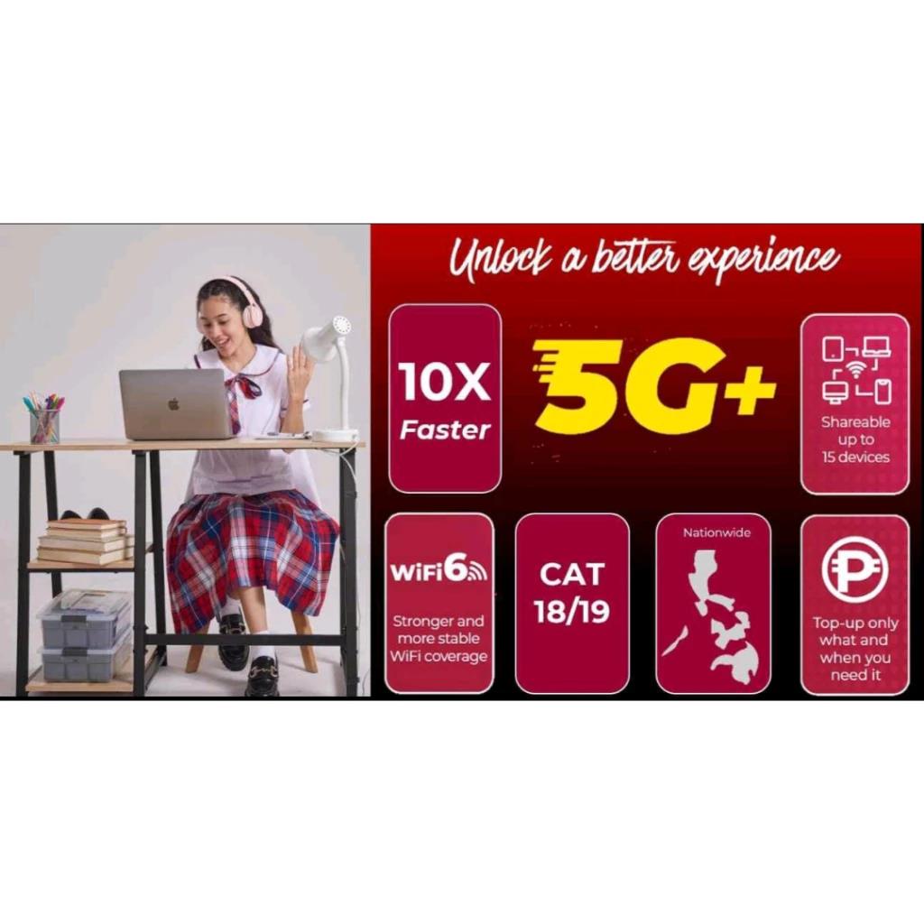 [SALE] PLDT 5G+ / SMART 5G Max Turbo Wifi H153-381 | Shopee Philippines