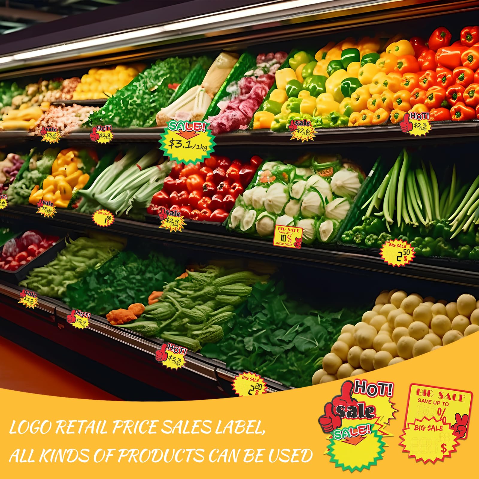 50 sheets Pop Advertising Paper Retail Price Sign Store Display Price ...