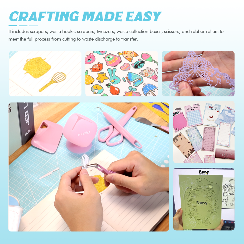 Creative 7 in1 Craft Vinyl Weeding Tools Craft Set for Cutter Plotter ...